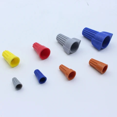 Buy Orange Screw On Wire Connectors Wire Termination Connectors Easy ...