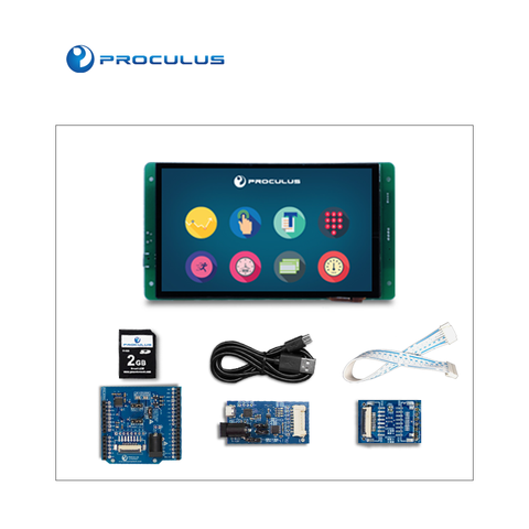 Buy Proculus 5 Inch Uart 800*480 Lcd Smart Home Screen Raspberry Linux Tablet Uart Tft Pos ...