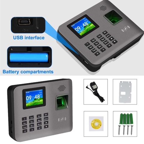 Buy Realand Al325 Fingerprint Time Attendance With 2.4 Inch Color ...