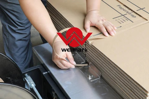 Buy Recyclable Paper Strapping Band For Carton Transport Pallet ...
