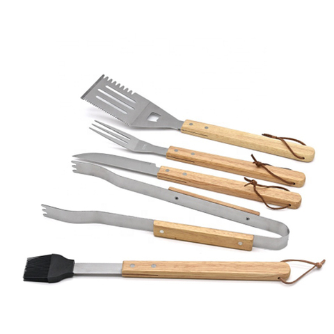 Buy Rts Portable Bbq Tools 5 Piece Barbecue Tool Set Grill Accessories ...