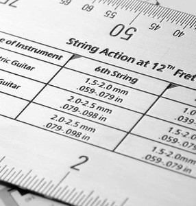 Buy Stainless Steel Multifunctional Baroque Sar-10 String Action Ruler ...