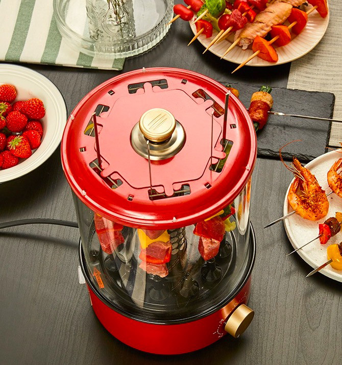 Buy Timer Control 360 Degree Vision Home Appliance Rotisserie Machine ...
