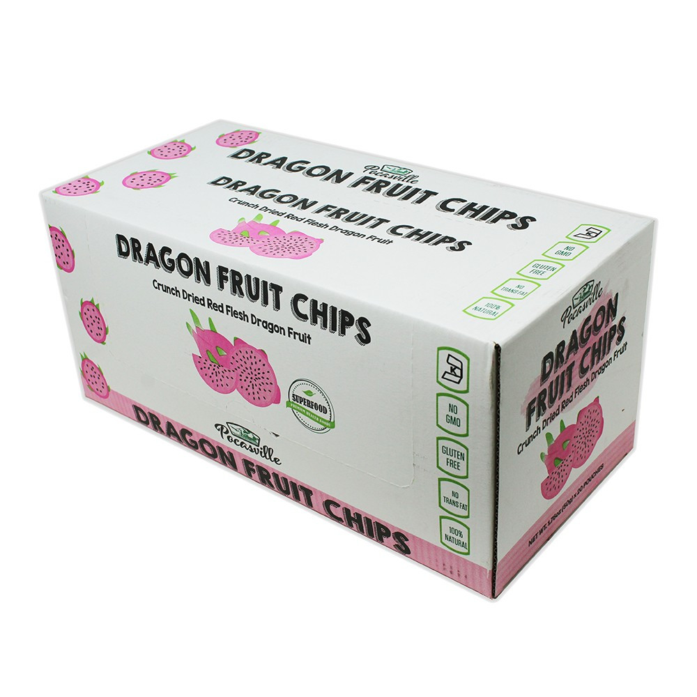 Buy Vaccum Dried Dragon Fruit Chips Contains Organic Dragon Fruit Chip ...
