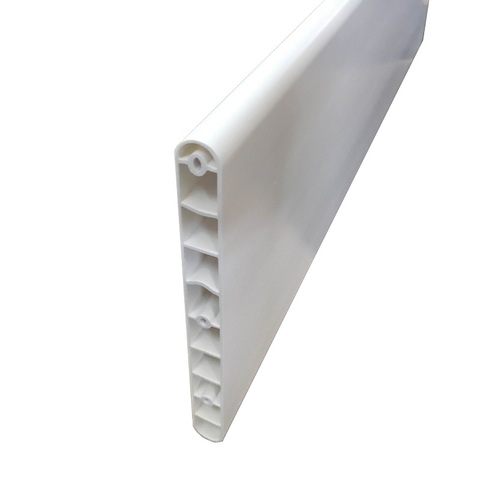 Buy White Pvc Plastic Extrusion Profile Top Cover With Punching Holes ...