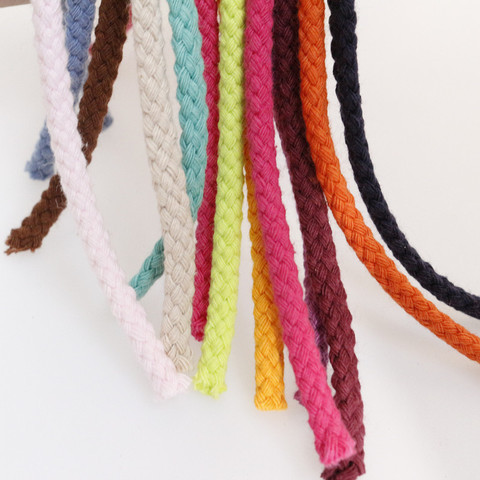 Buy Wholesale Multi Purpose 5mm Cotton Rope Handle Solid Colored Braid ...