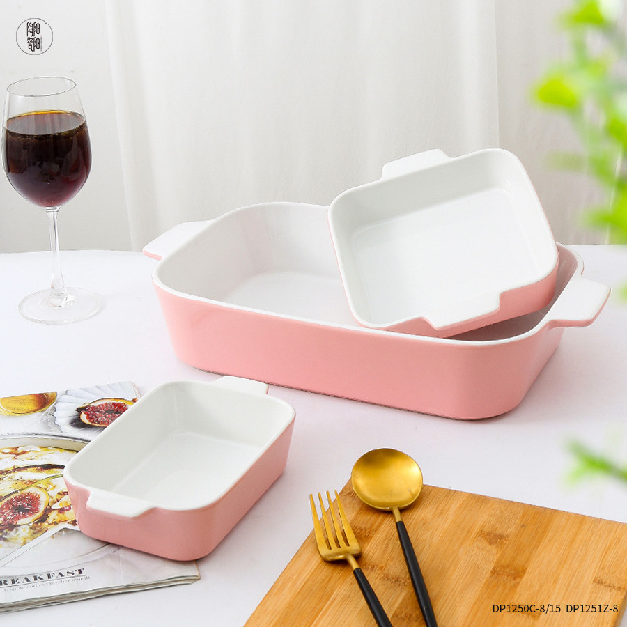 Buy Yumiplus Custom Rectangular Set Of 3 Baking Pans Set Special ...