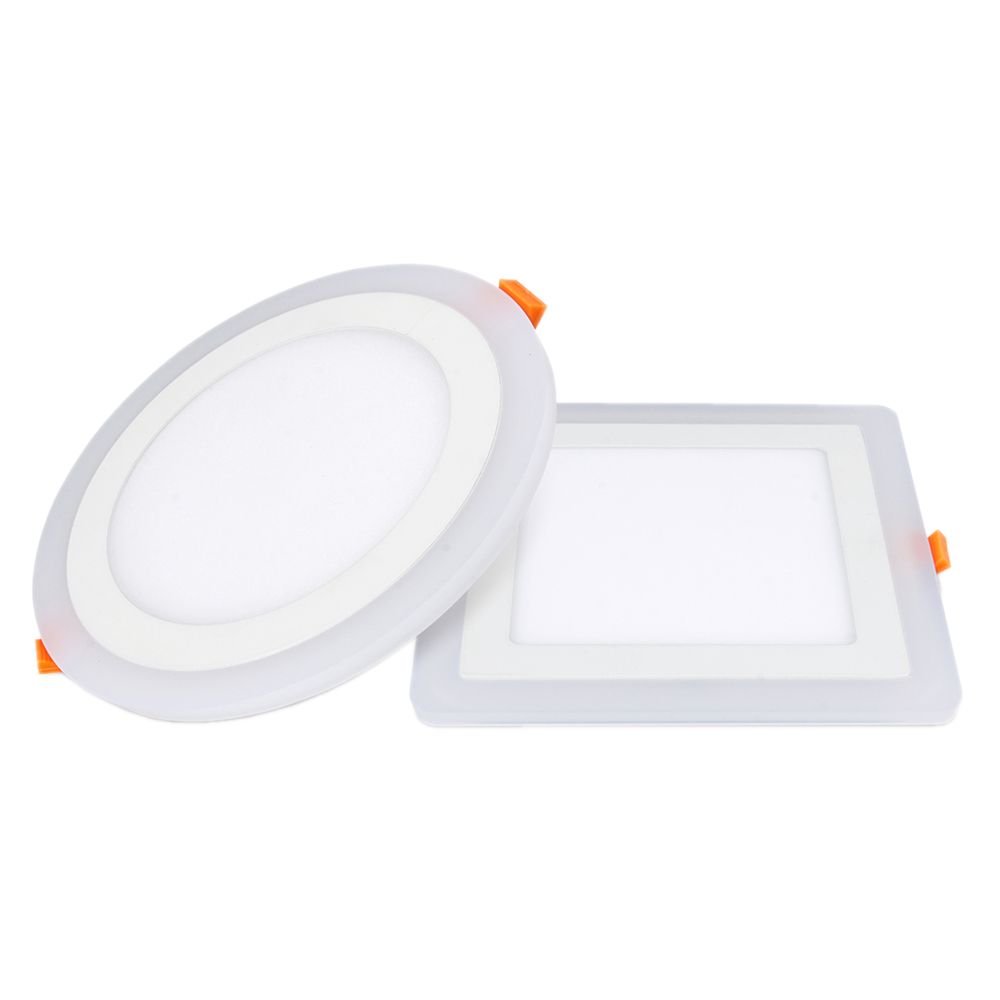 Buy Factory Supply Dual Color Led Panel Light Ceiling Recessed Round ...