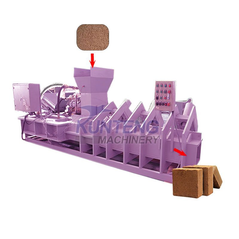 Buy Coco Peat Brick Making Machine, Coconut Coir Packaging And Pressing ...