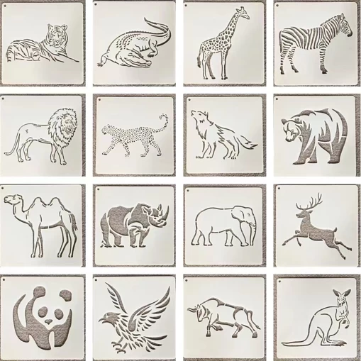 Buy Factory Custom Designs Reusable Stencils Of Different Designs from ...