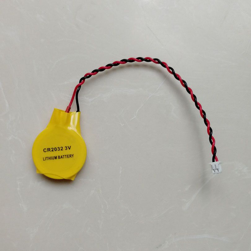 Buy Cmos Cr2032 3v Lithium Button Cell With Wire And Connector For Pcb ...