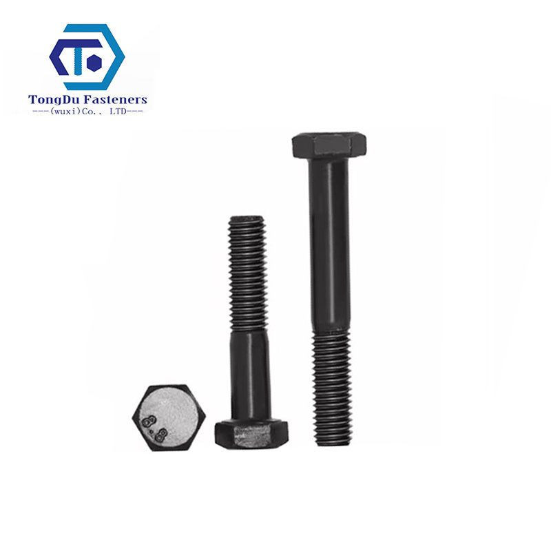 Buy Black Hex Head Bolt Din 931 Grade 8.8 12.9 M16x50 M22 M24 M30 M33 ...