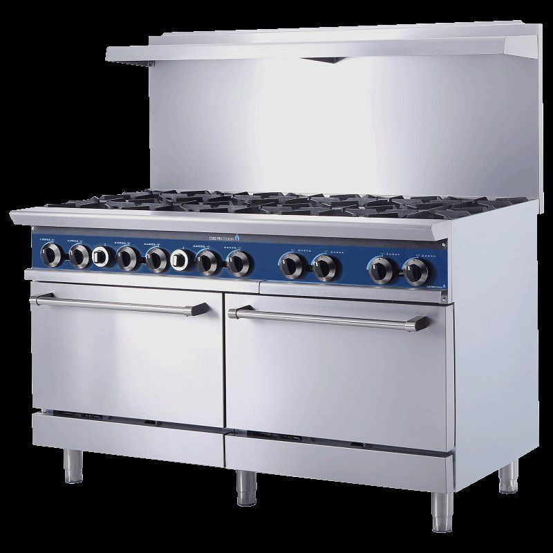 Buy Heavy Duty 10 Burners Gas Industrial Range For Fast Food Restaurant ...