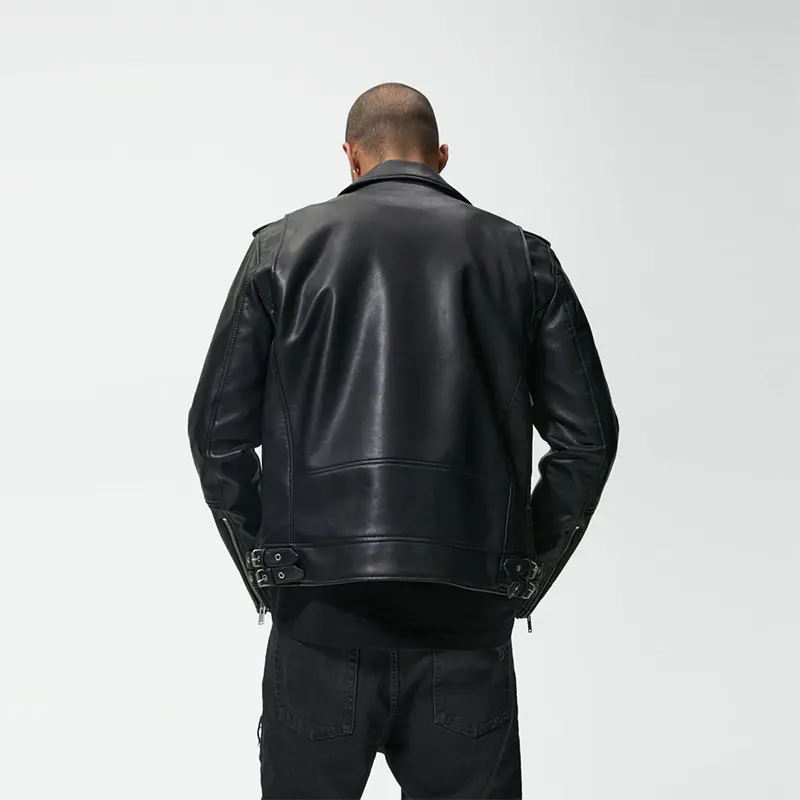 Buy Custom Men's Leather Jackets For Men 2023 Genuine Leather Jacket ...