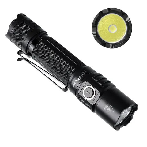 Buy 3800lm Tactical 21700 Flashlight Powerful Led Light Usb C ...