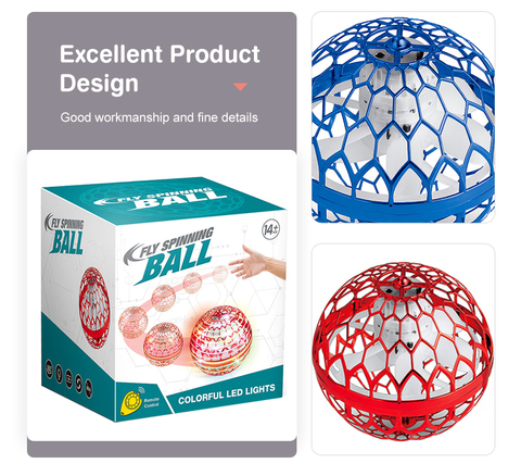 Buy Amazon Hot Selling Flying Ball Hand Control Drone Spinner Toy Ufo ...