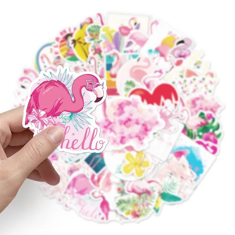 Buy Animal Cute Cartoon Vinyl Stickers For Water Bottles Laptop ...