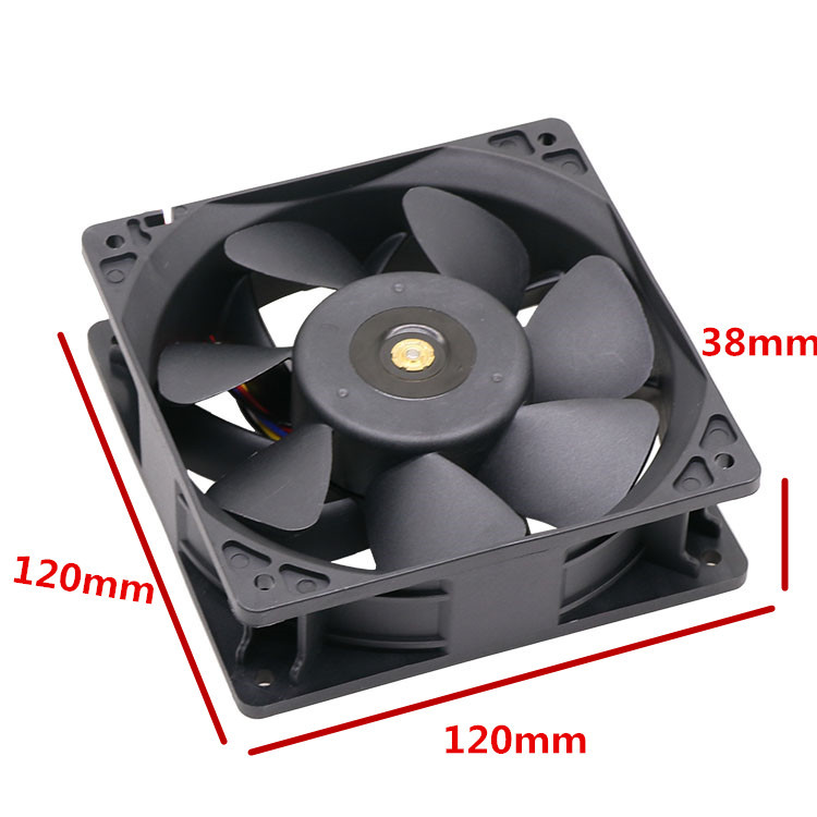 Buy Antminer Strong Airflow 12038 Blower Axial Fan Equipment 6500pwm ...
