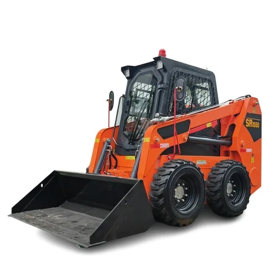 Buy Chinese Construction Machine Wheel Diesel Engine Mini Skid Steer ...