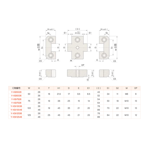 Buy Component Precision Pl Edge Guide Post Auxiliary Square Auxiliary ...