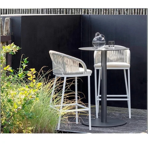 Buy Contemporary Metal High-top Bar Chairs For Outdoor For Restaurant ...