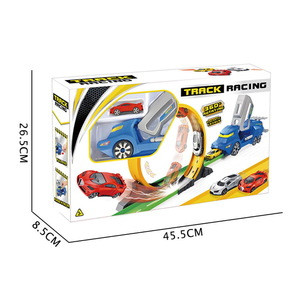 Buy Creative Sliding Mechanical Rail Track Racing Car Ejection Toy from ...