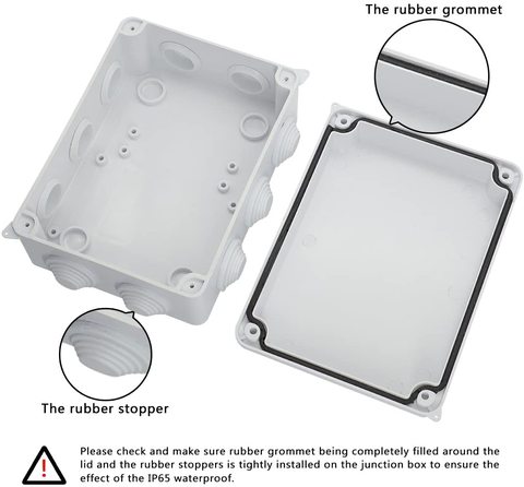 Buy Custom Abs Ip65 Battery Case Project Enclosure Abs Plastic ...