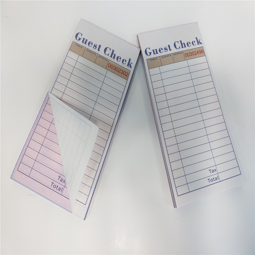 Buy Customizable Restaurant Carbonless Guest Check,duplicate Book ...