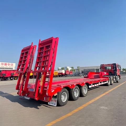 Buy Extendable Modular Detachable Gooseneck Low Bed Semi Trailer With ...