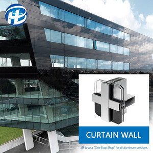 Buy Exterior Architecture Reflection Glass Wall Panels Aluminum Profile ...