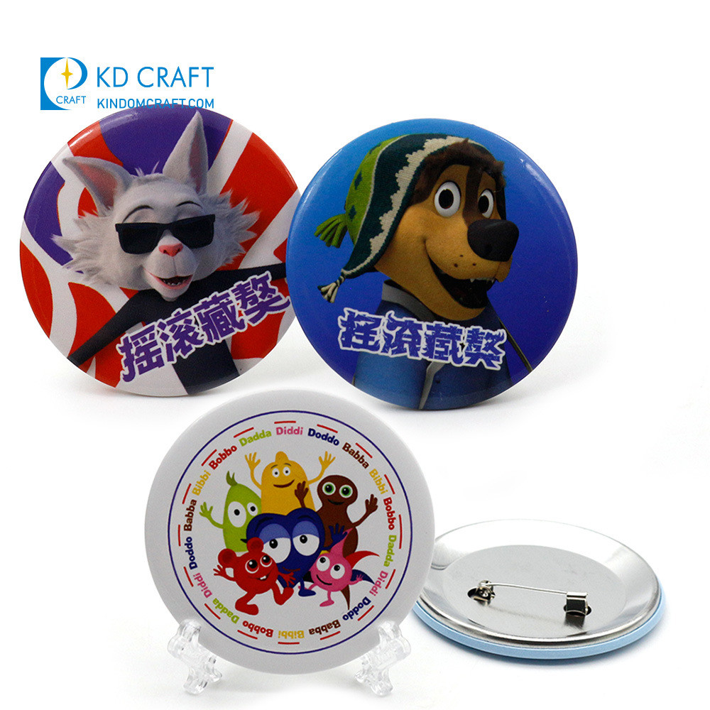 Buy Fairy Tale Character Tin Button Badge In Pink Under Surface from ...
