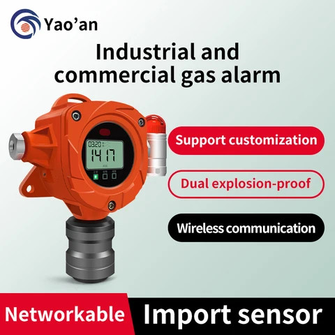 Buy Fixed Combustible Gas Detector With Atex Certificate Industrial Methane Ex Ch4 C2h2 Gas ...