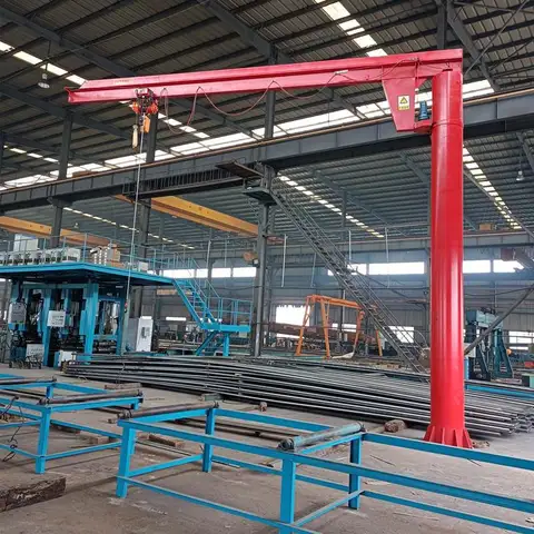 Buy Folding Arm Cantilever Fixed Boom Jib Crane from Zhongpu Crane Co ...