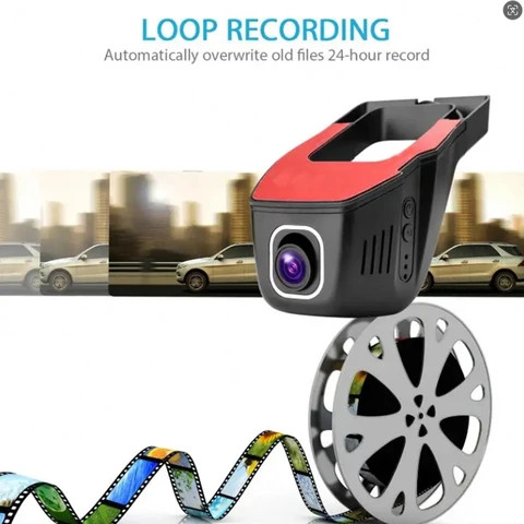 Buy Full Hd 1080p Wifi Dash Cam Car Dvr Camera 24h Parking Monitoring ...