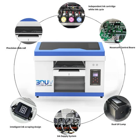 Buy Golf Ball Printing Machine Automatic A3 Uv Printer Flatbed Printing ...