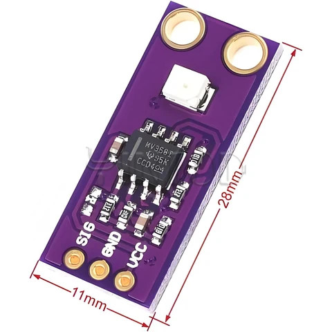 Buy Guva-s12sd Uv Detect Sensor Ultraviolet Light Sensor Module S12sd Light Sensor Wavelength ...