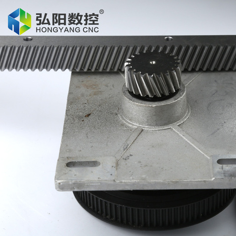 Buy Hycnc 1.25m 22*25*671mm Cnc Router Gear Rack Pinion Helical Tooth ...