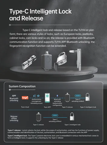 Buy Jec Type-c Low Voltage Warning New Security Electronic Doors ...