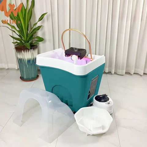 Buy Modern Salon Portable Shampoo Bowls And Chairs Shampoo Basin With ...