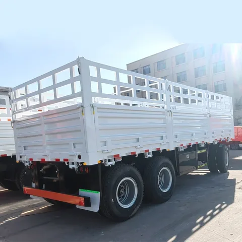 Buy Multi-function Transport 3-axle Trolley Trailer 40 Ton Trailer Side ...