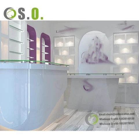 Buy Perfume Display Table Advanced Professional Design Led Light Multi ...