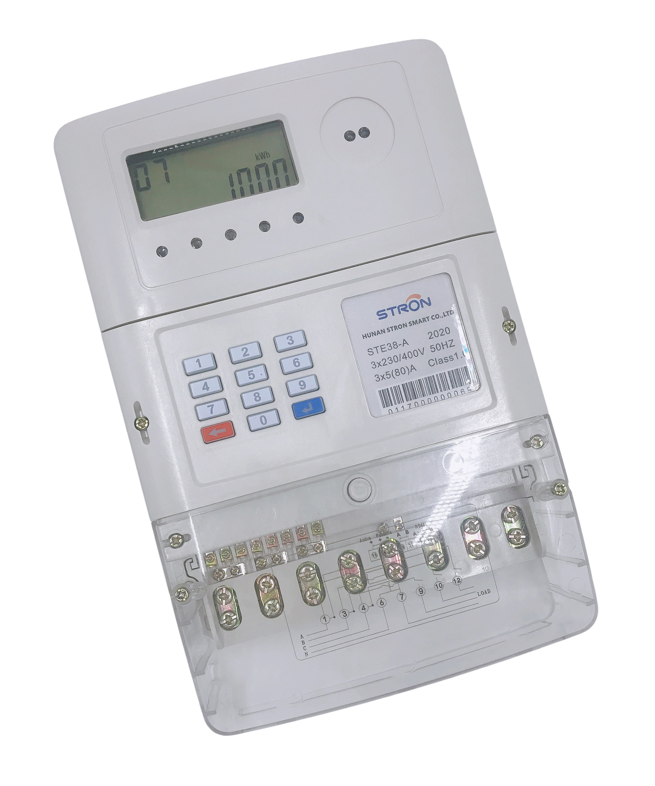 Buy Prepaid Keypad 3 Phase Energy Meter Sts Standard Electrical ...