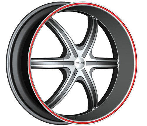 Buy Red Line Aftermarket Alloy Wheel Ufo-1625 from UFO Luxury Wheel ...
