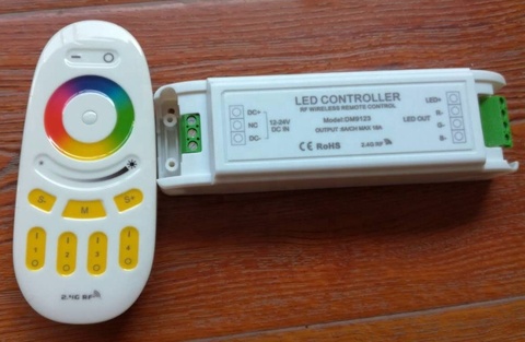 Buy Rgb Led Lighting Remote Controller Dc12-24v Rgb Max 20a 2.4ghz Rf ...
