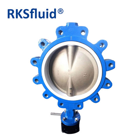 Buy Rksfluid Chinese Valve Wafer Lug Type Ptfe Lined Ss Ci Di Butterfly ...