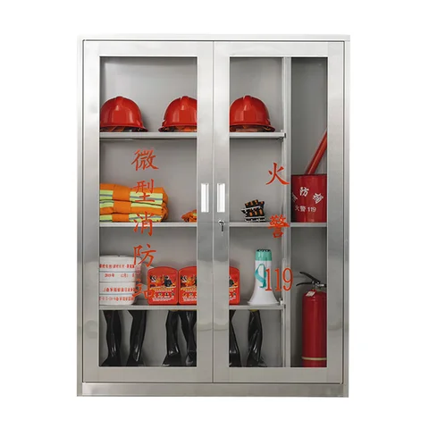 Buy School Fire Prevention Equipment Display Cabinet Stainless Steel ...