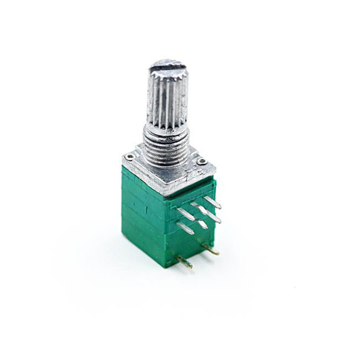 Buy Single Rv097ns B500k 8pin Rotary Switch Potentiometer B5k/10k/20k ...