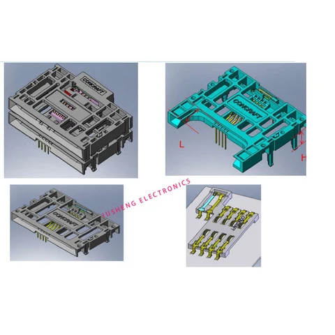 Buy Smart Card Terminal Socket Connector Smt / Dip from Shenzhen ...