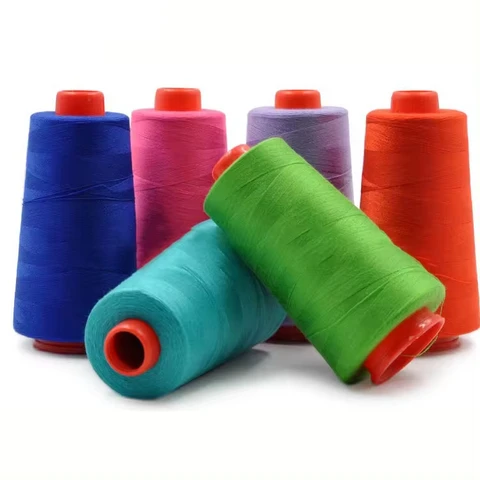 Buy Spot Stock 750 Colors 4000y 402 100 Polyester Hilo De Coser Sewing ...