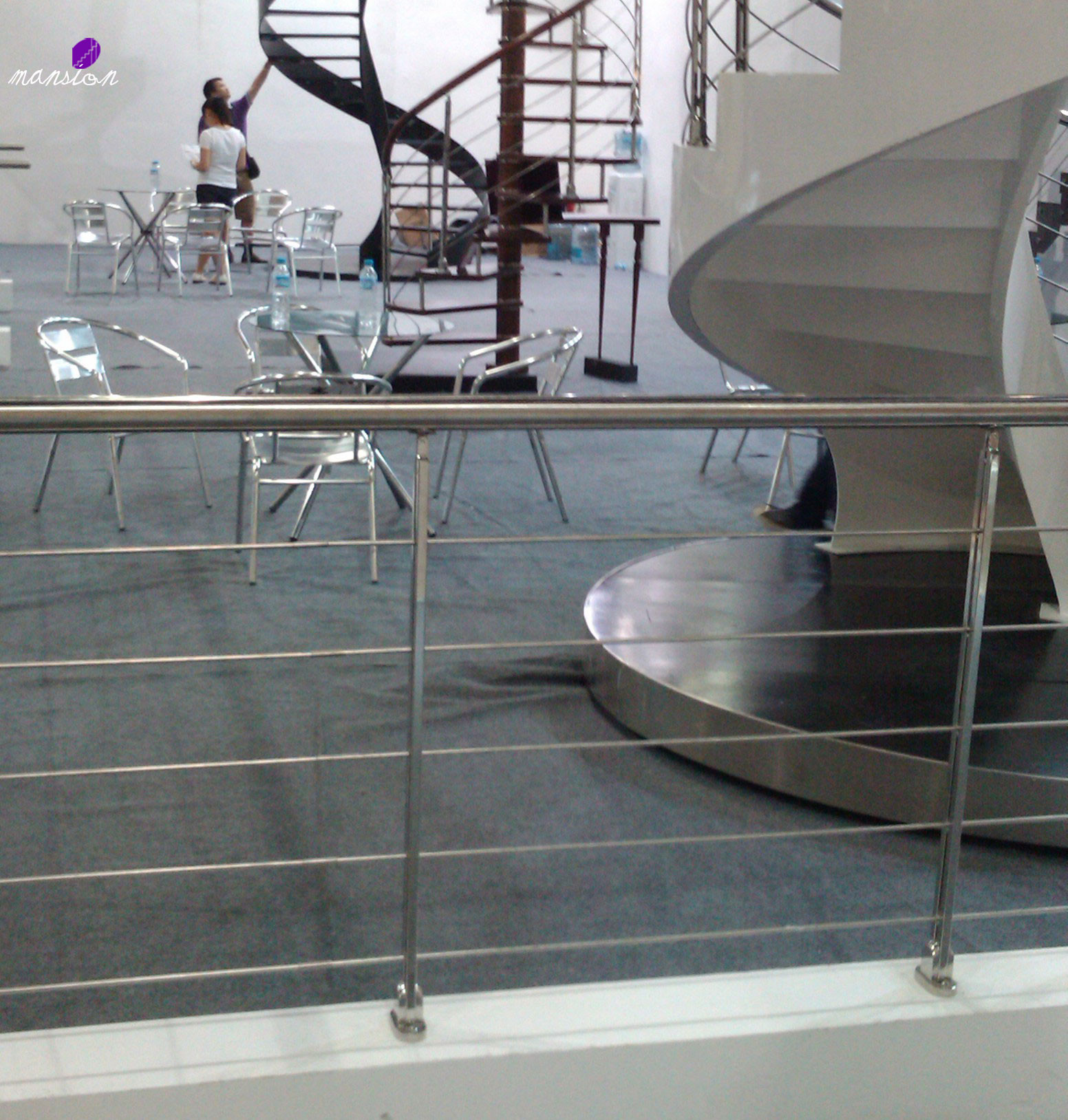 Buy Stainless Steel Inox Tube Stair Railing from Hangzhou Mansion ...